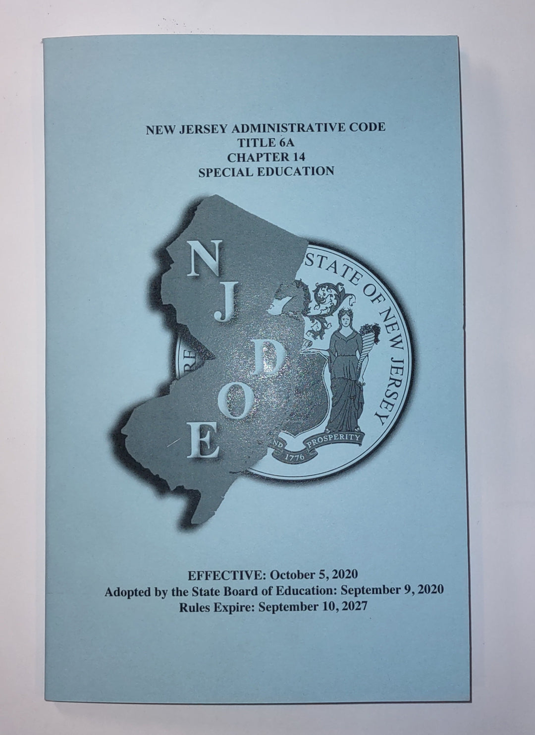 NJAC TITLE 6A CHAPTER 14 (ENG) – NJ SPECIAL EDUCATION BOOKS (Produced ...